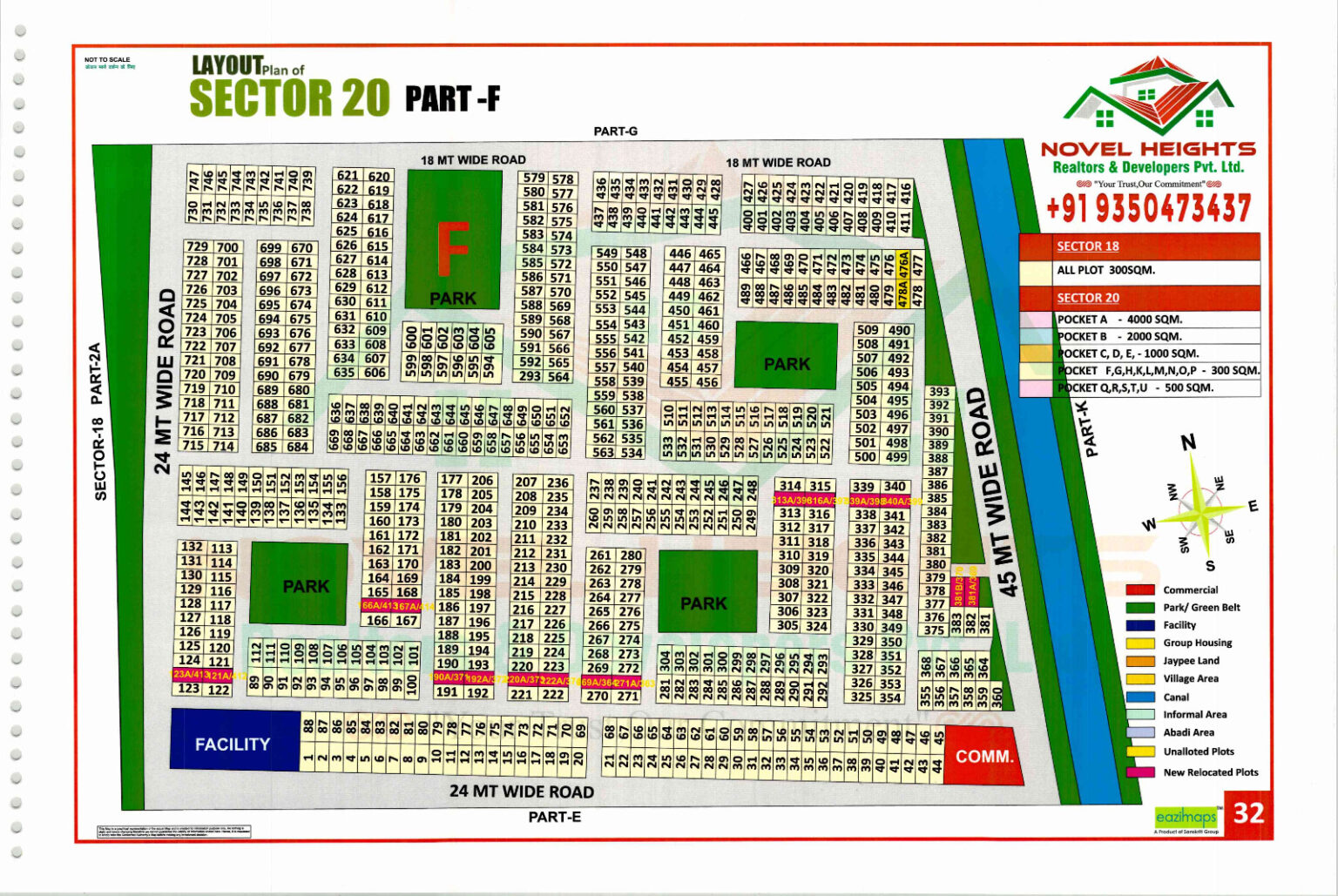 Sector 20 Yamuna Expressway Maps – YEIDA Official HD Map Layout