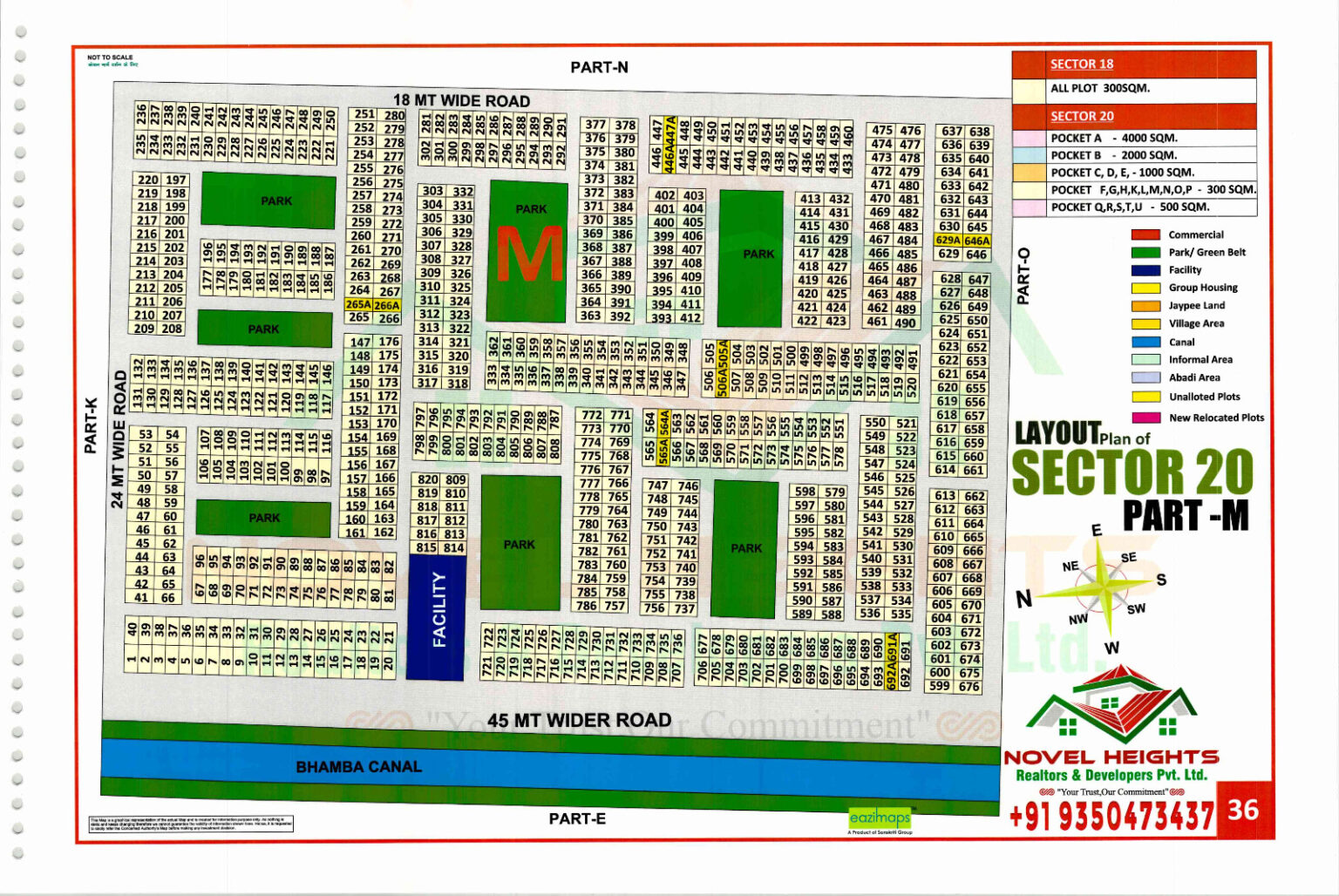 Sector 20 Yamuna Expressway Maps – YEIDA Official HD Map Layout
